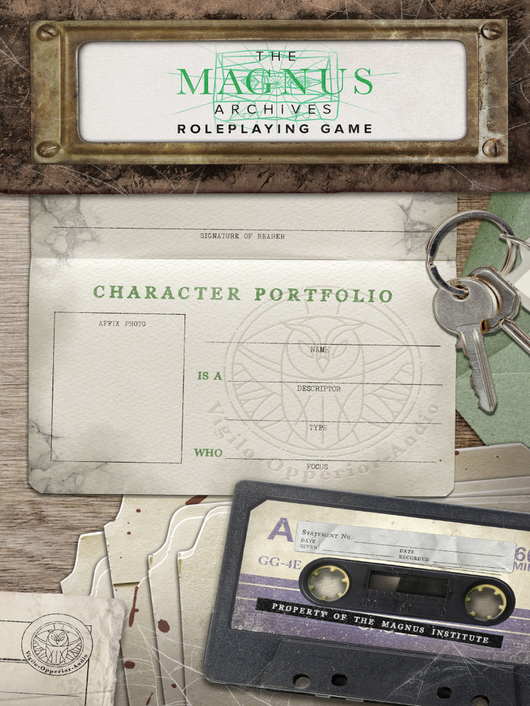 TMA Character Portfolio Form Fillable | PDF