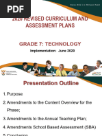 Lesson Plan GR 8 Technology T3 W6 | PDF | Gear | Mechanical Engineering