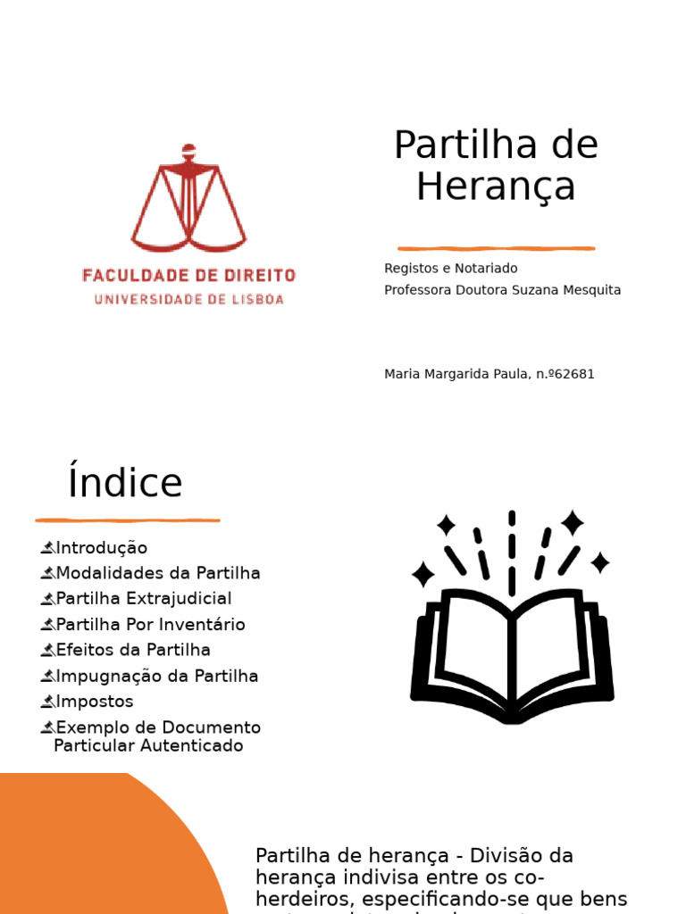 Modalidades de Partilha de Herança | PDF | Impostos | Crédito