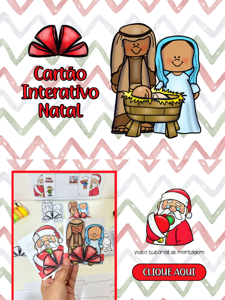Cartão Interativo Natal (2) | PDF | Natal