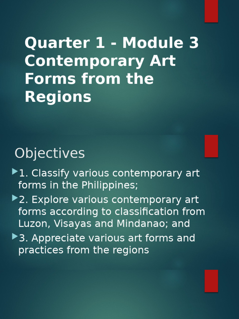 CPAR Quarter 1 Module 3 | PDF | Paintings | Dances
