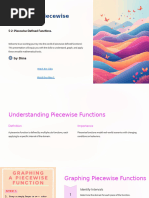Functions and Piecewise | PDF | Function (Mathematics) | Functions And Mappings
