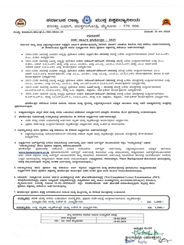 20TH Convocation | PDF