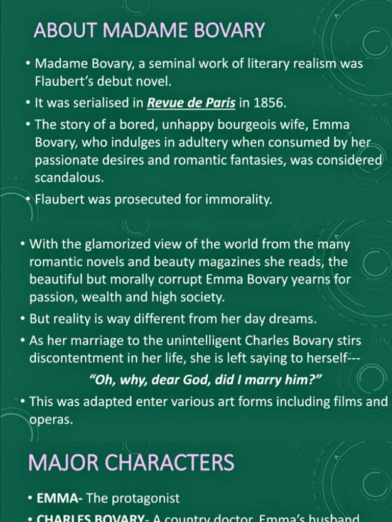 Madame Bovary | PDF | Madame Bovary | French Language Novels