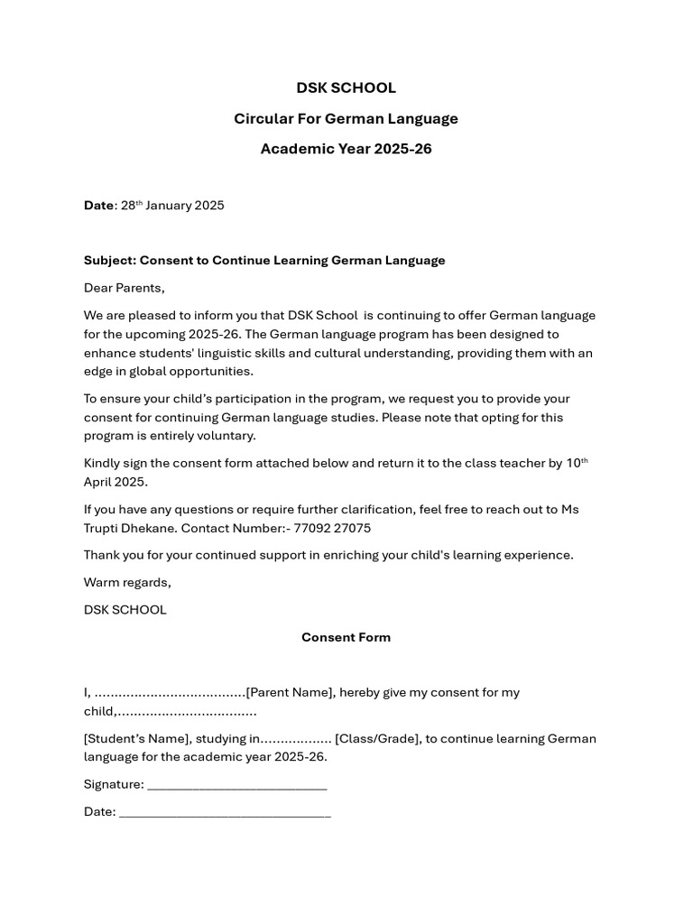 German Circular 1 | PDF