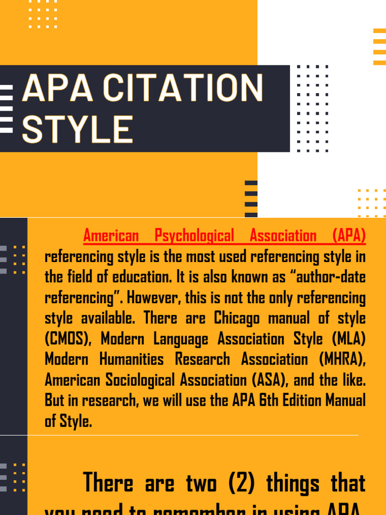 LESSON-3-APA-CITATION-STYLE | PDF | Citation | Apa Style