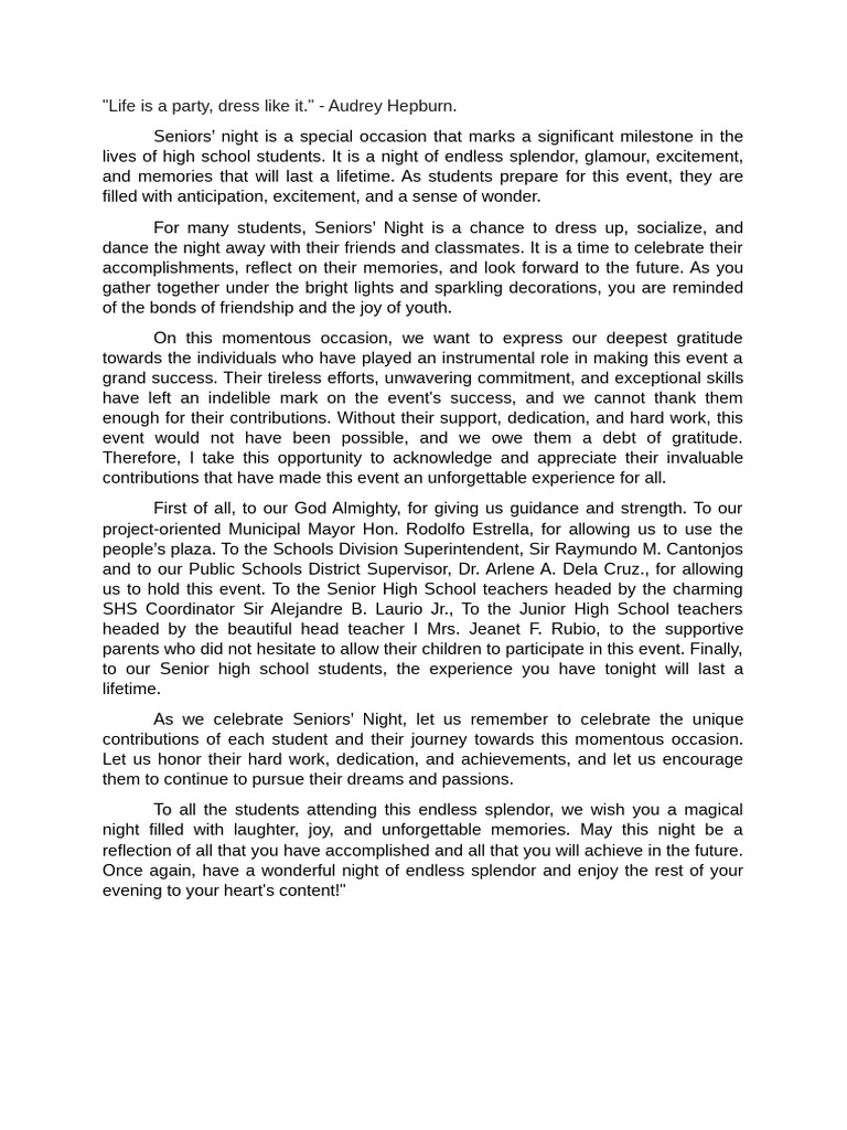 Acknowledgement Ni Mam Gemma | PDF