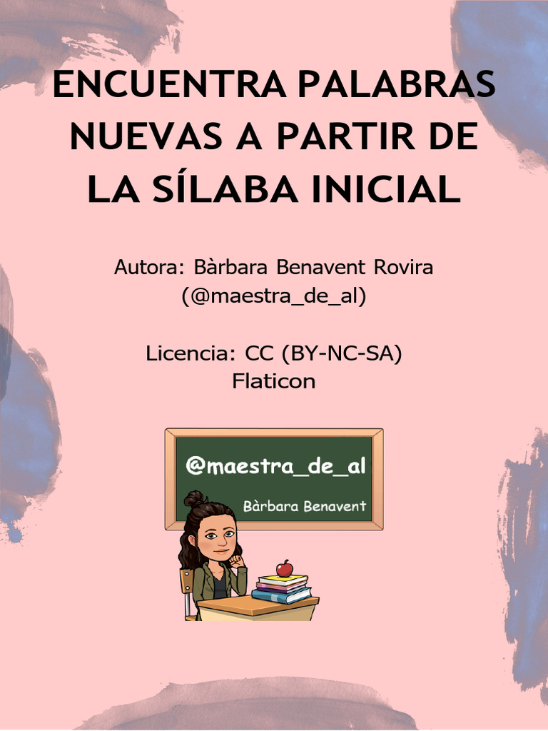 Nuevas Palabras por Sílaba Inicial | PDF