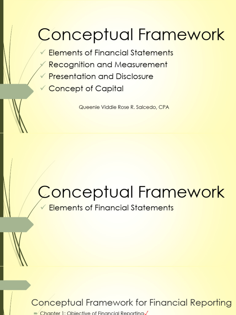 Conceptual Framework P2 | PDF | Historical Cost | Expense