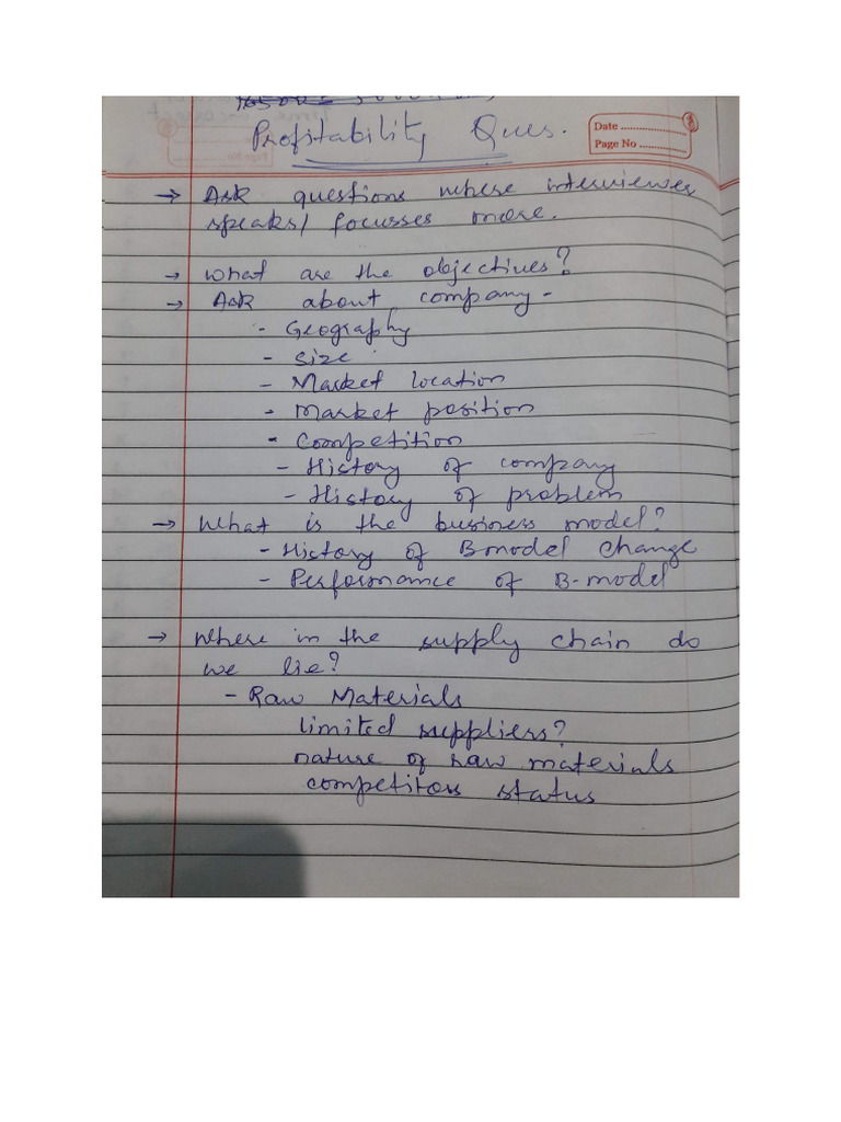 Case Prep Notes | PDF