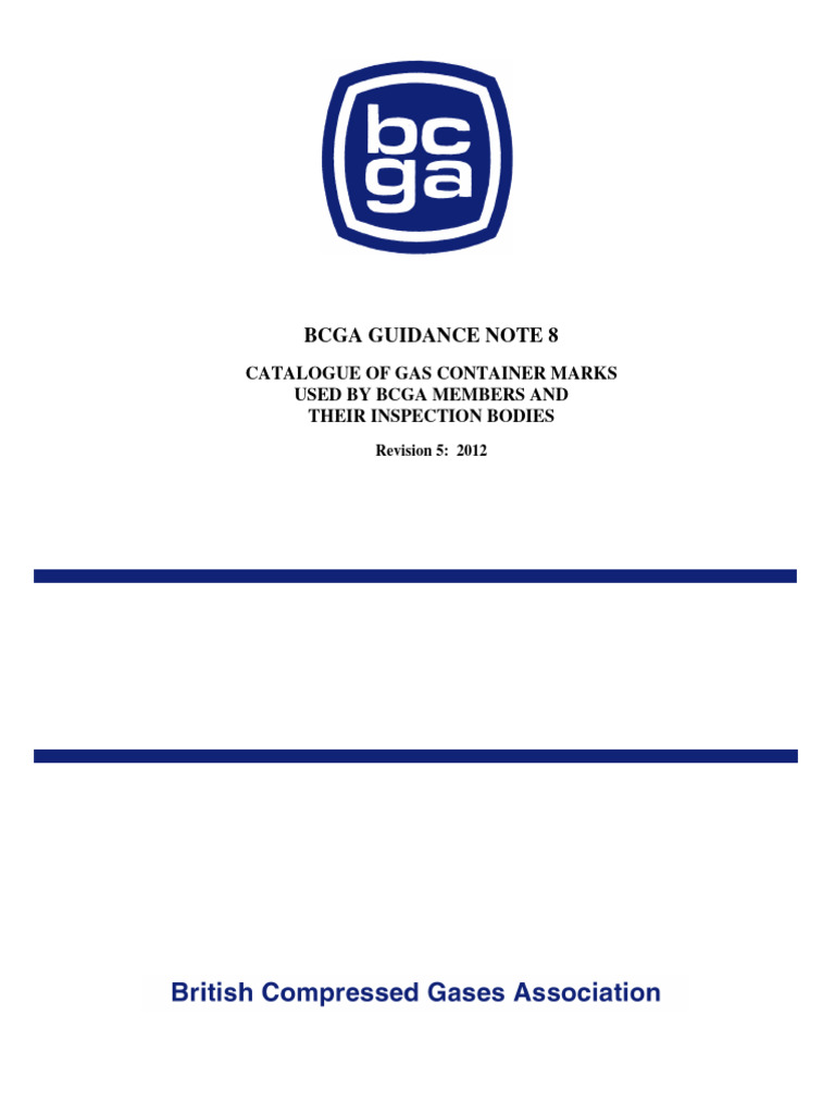 British Compressed Gases Association | PDF | Gases | Chemical Industry