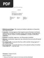 Clinical Parasitology I - Lecture Notes 2 - Classification of Parasites ...