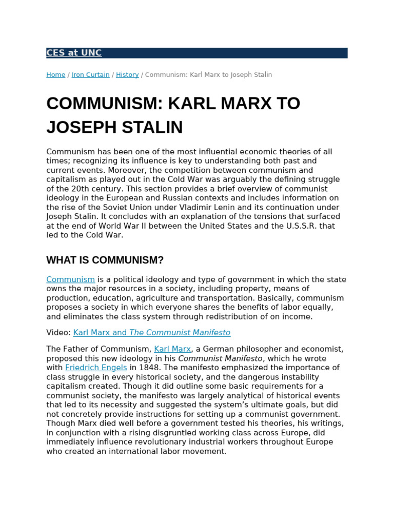Communism Theory | PDF