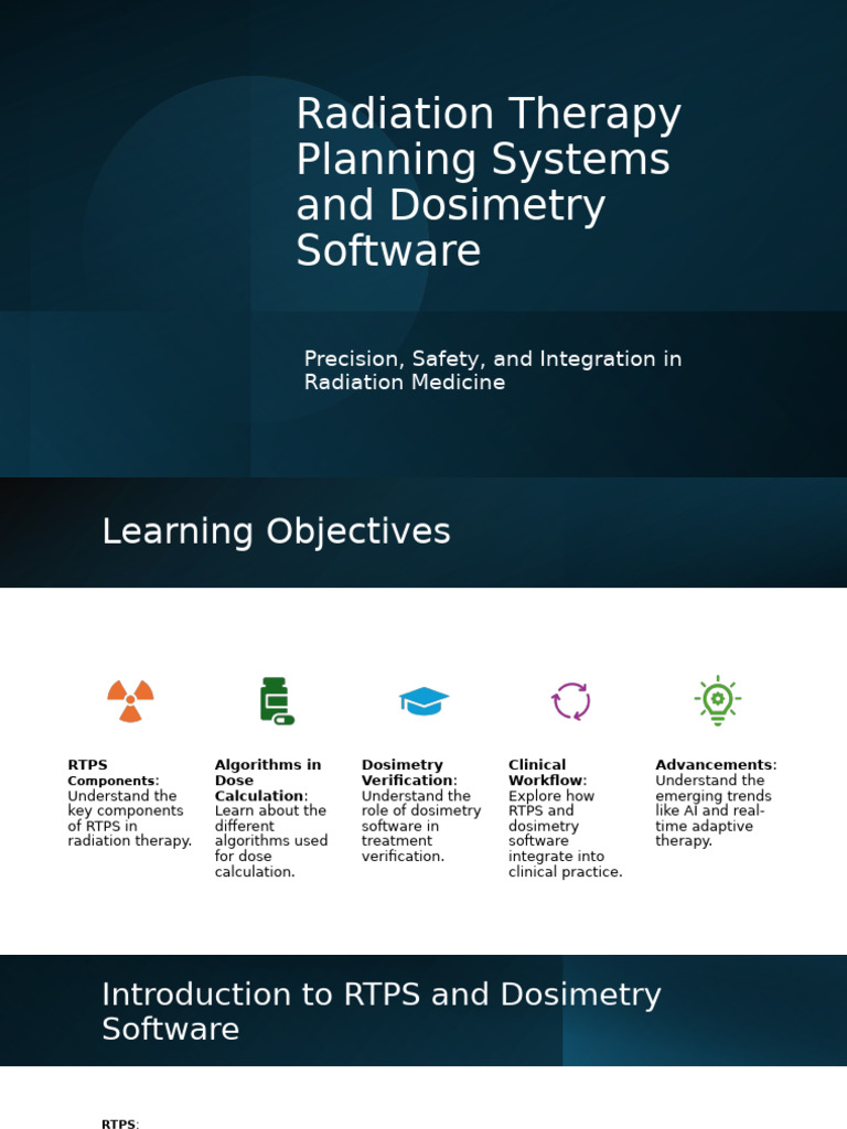 Radiation Therapy Planning & Dosimetry | PDF | Radiation Therapy ...