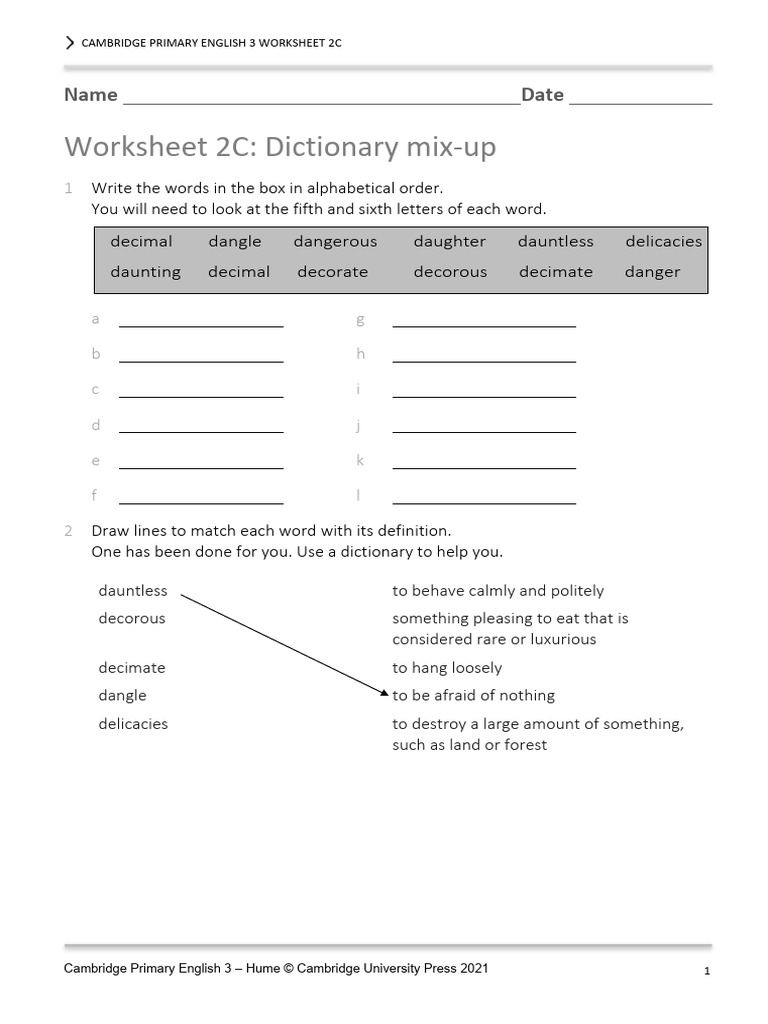 Pri Eng 2ed Tr3 Diff WKSH 2c | PDF