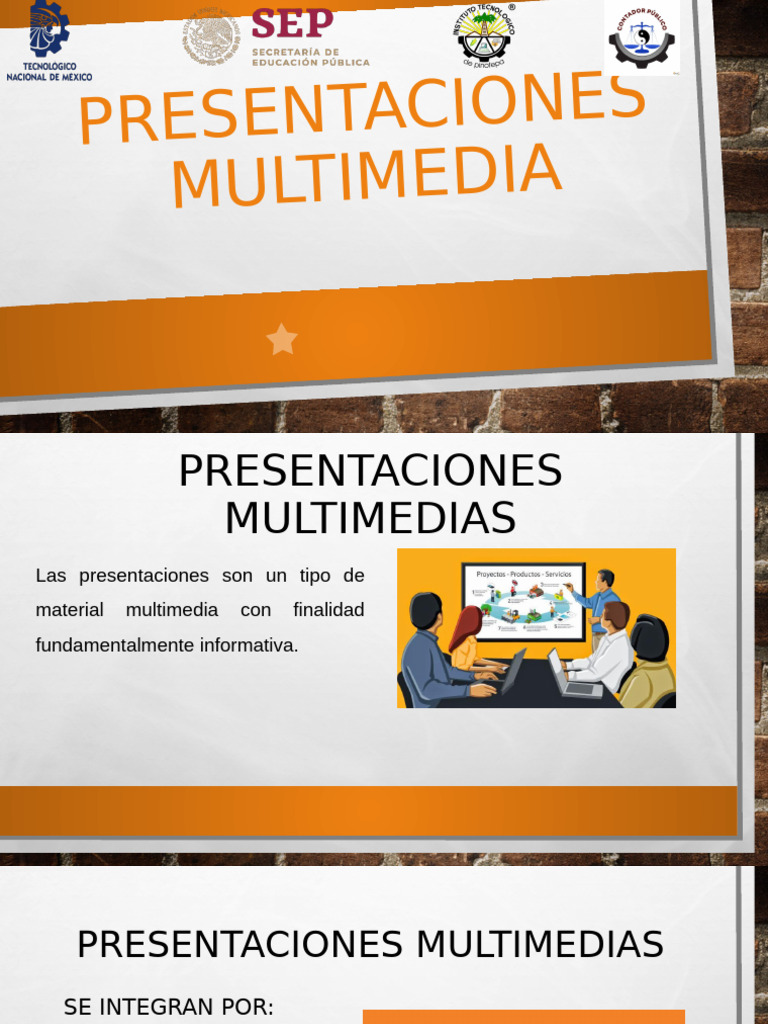 presentaciones multimedias | PDF