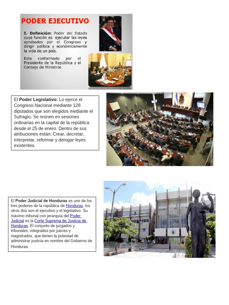 3 Poderes Del Estado | PDF