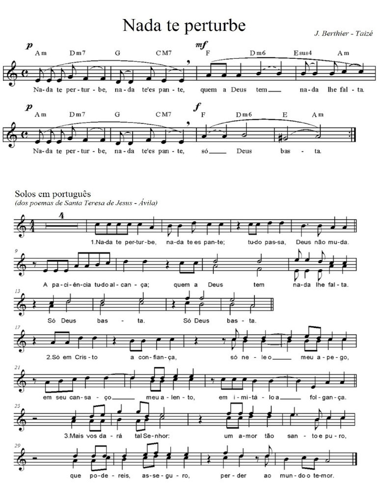 Nada te turbe | PDF