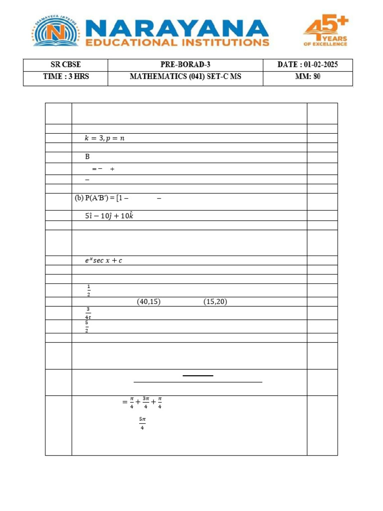 Objective Type Questions for Mathematics | PDF | Linear Algebra | Algebra