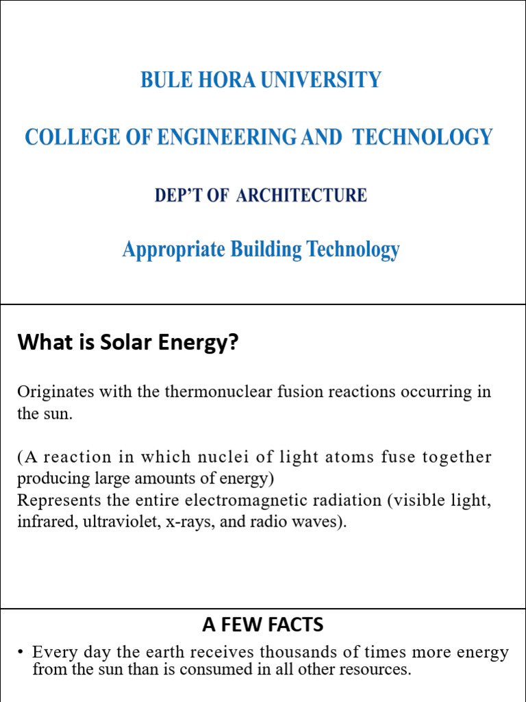 Appropriate Design | PDF | Greenhouse Effect | Solar Energy