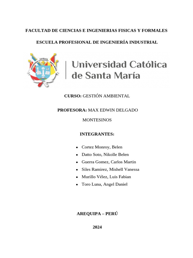 Informe Final SGA | PDF | Residuos | Reciclaje