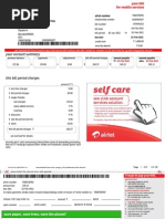 MobileBill Airtel Format | PDF | Invoice | Cheque