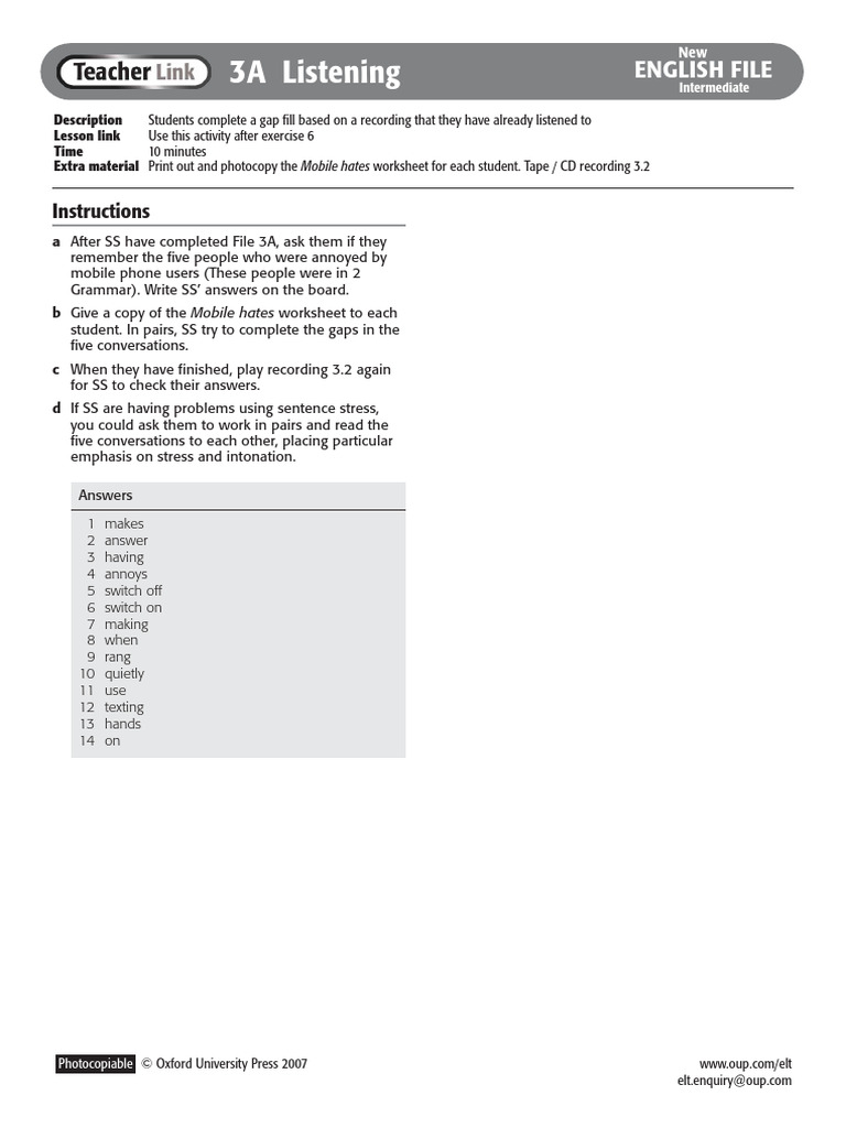 Nef 02 Ag Teacher Link 3A | PDF