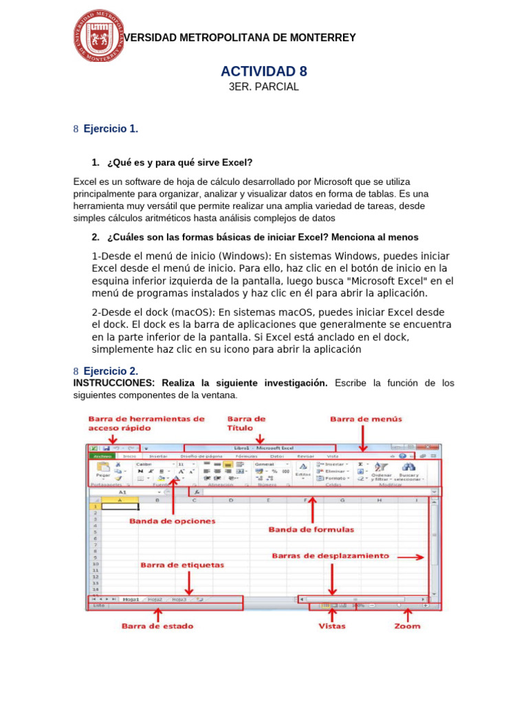 Ofimatica | PDF | Microsoft Excel | Hoja de cálculo