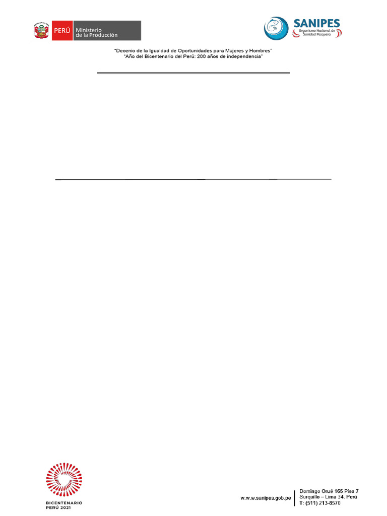 Informe Tecnico #046-2021-Sanipes-Dsfpa-Sdsp (R) | PDF | Seguridad alimenticia | Auditoría