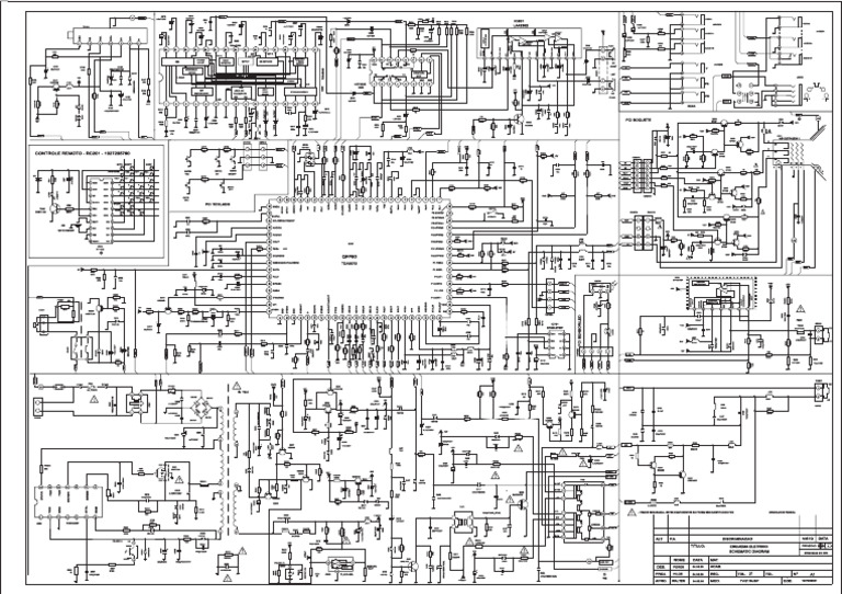Esquema TV Cce-2118usp (1) | PDF | Information And Communications Technology | Electronics