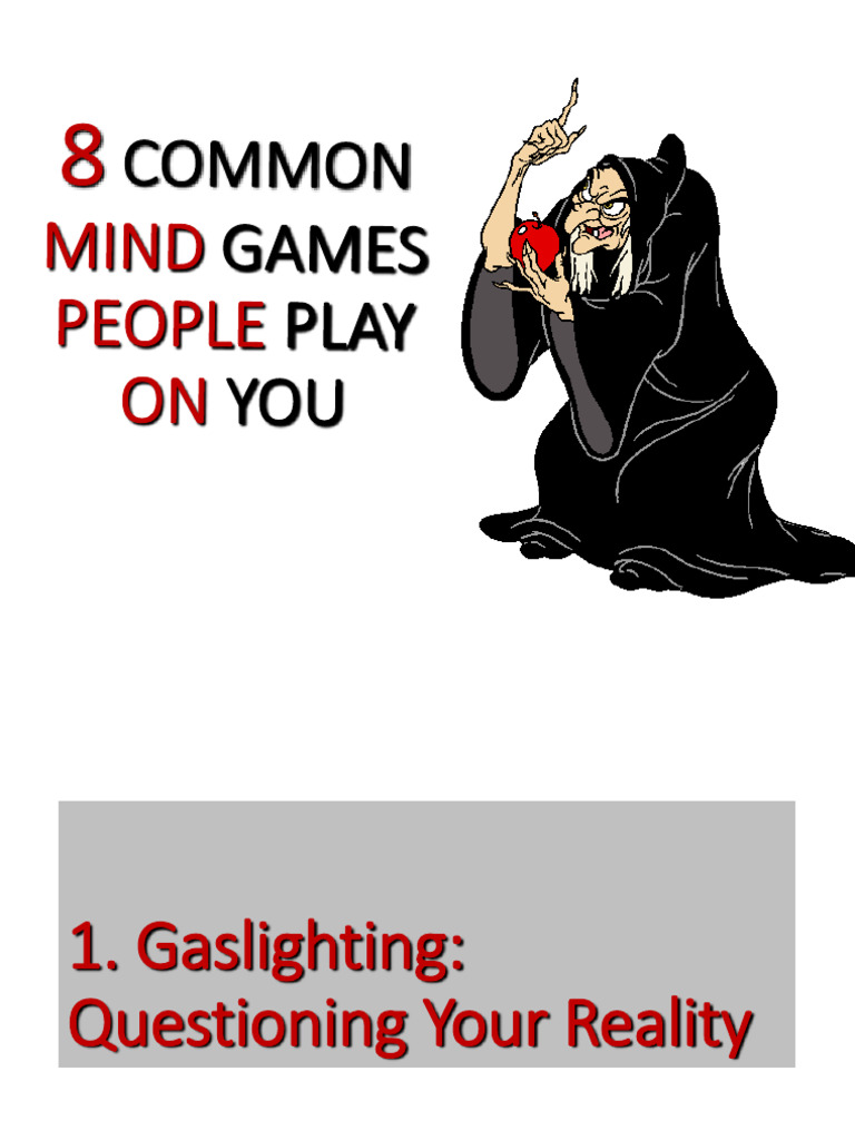 8 Common Mind Games People Play On You 1713207840 | PDF
