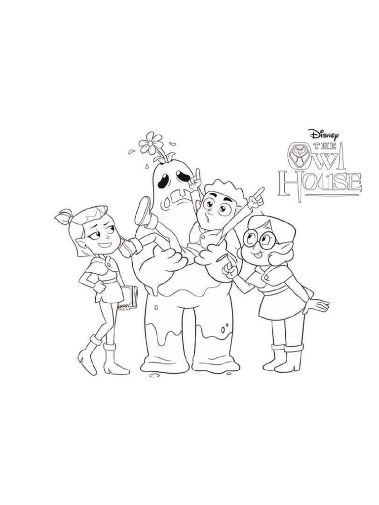 Coloring Pages The Owl House 42 | PDF