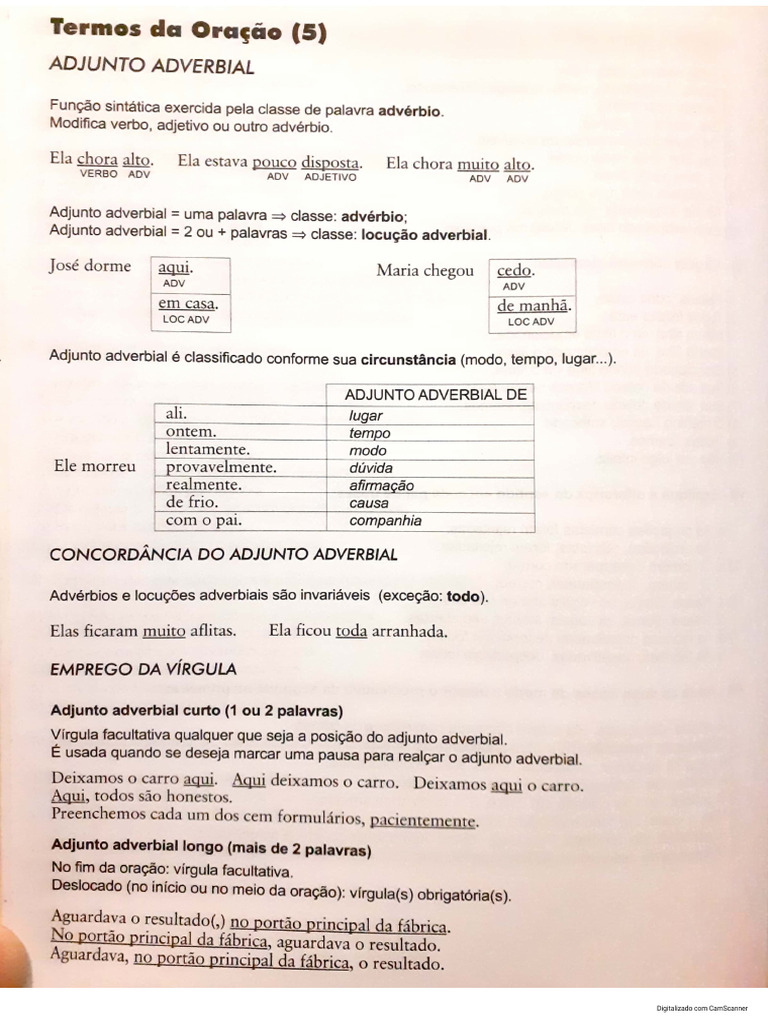 Adj. Adv. e Aposto | PDF