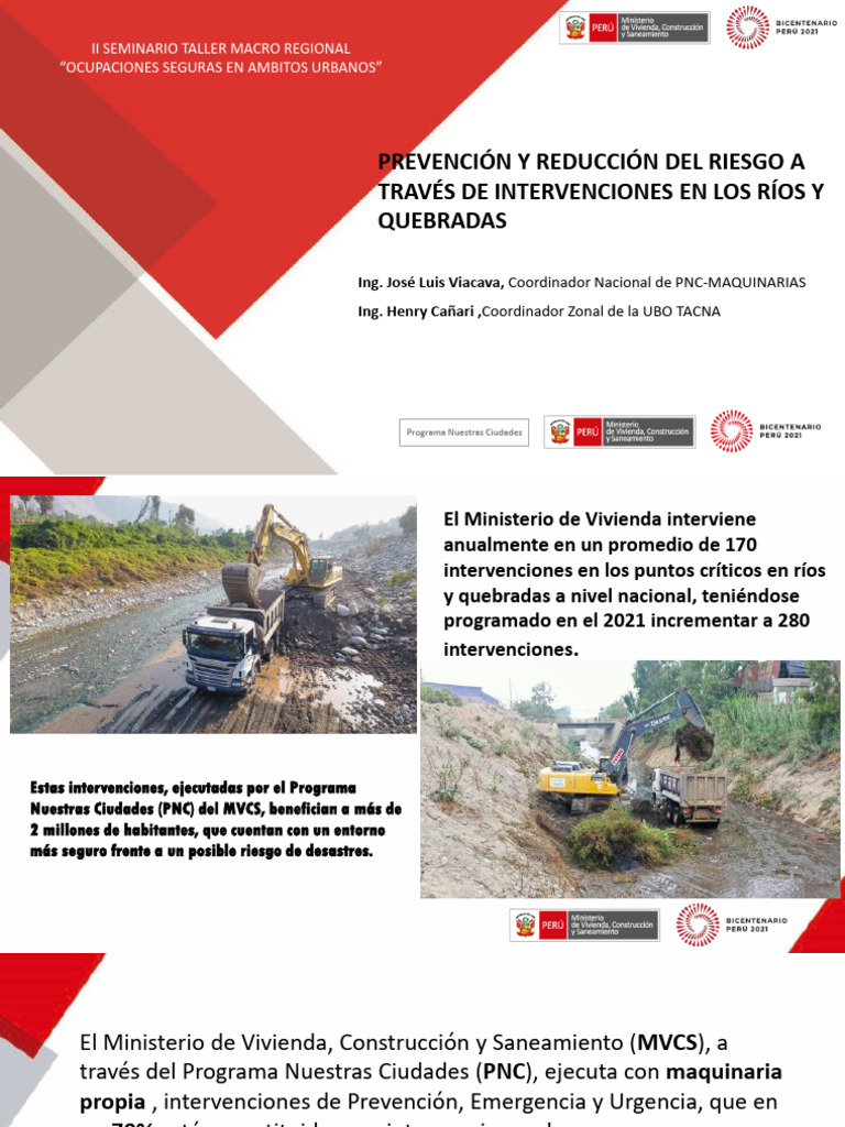 13.prevencion y Reducción de Riesgos en Ríos y Quebradas - J. Viacava y H. Cañari | PDF ...