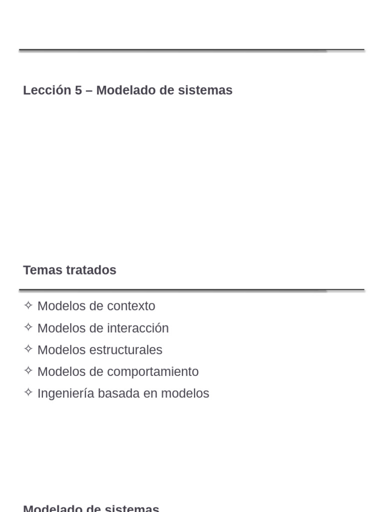 Lección 5 System modeling | PDF | Caso de uso | Sistema