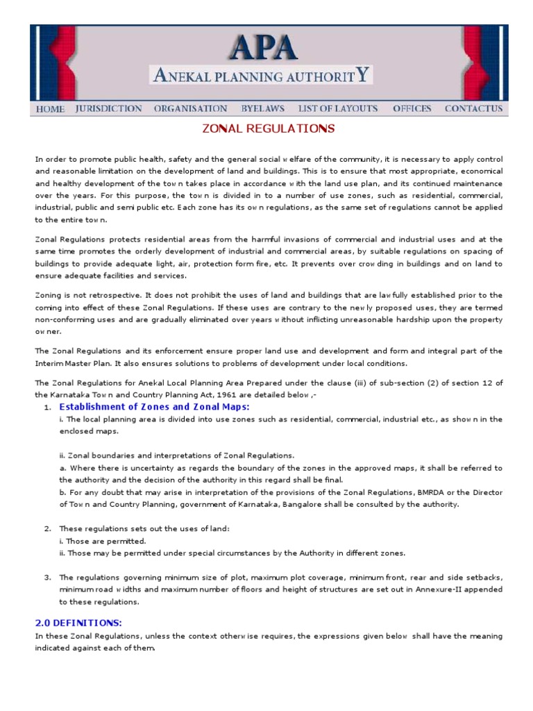 ZONAL REGULATIONS GUIDE | PDF | Basement | Building Code