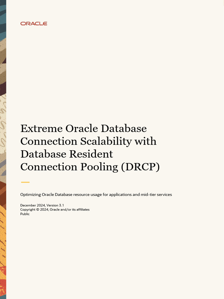 DRCP Technical Brief | PDF | Databases | Server (Computing)