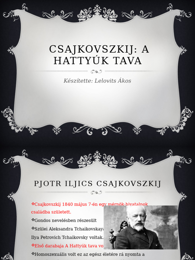 A Hattyúk Tava | PDF