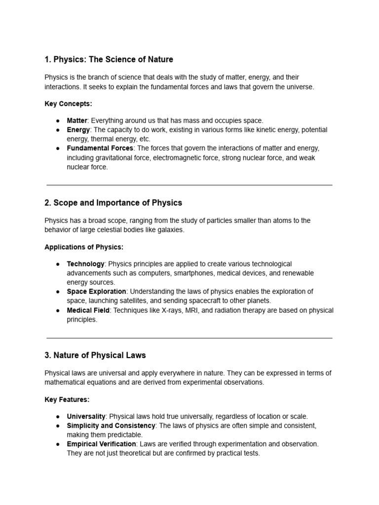 Physics - The Science of Nature | PDF | Physics | Force