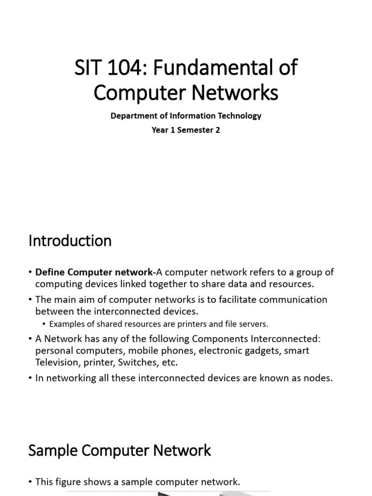 Computer networks 1 | PDF | Computer Network | Internet
