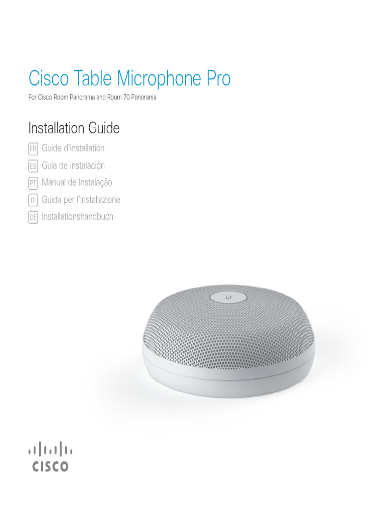 cisco-microphone-array-installation-guide | PDF | Information ...