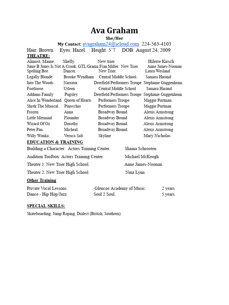 ATC Resume Template Word | PDF