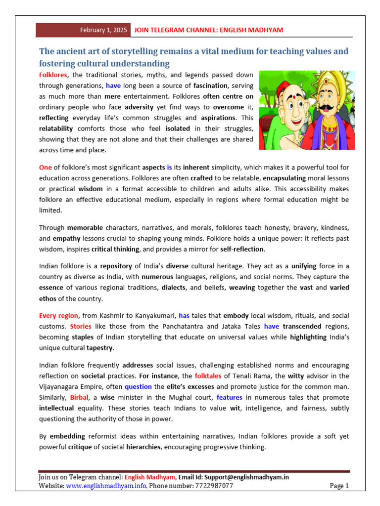 The Ancient Art of Storytelling | PDF | Storytelling | Folklore
