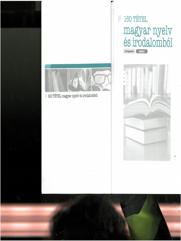 160 Irodalom Es Nyelvtan Tetel | PDF