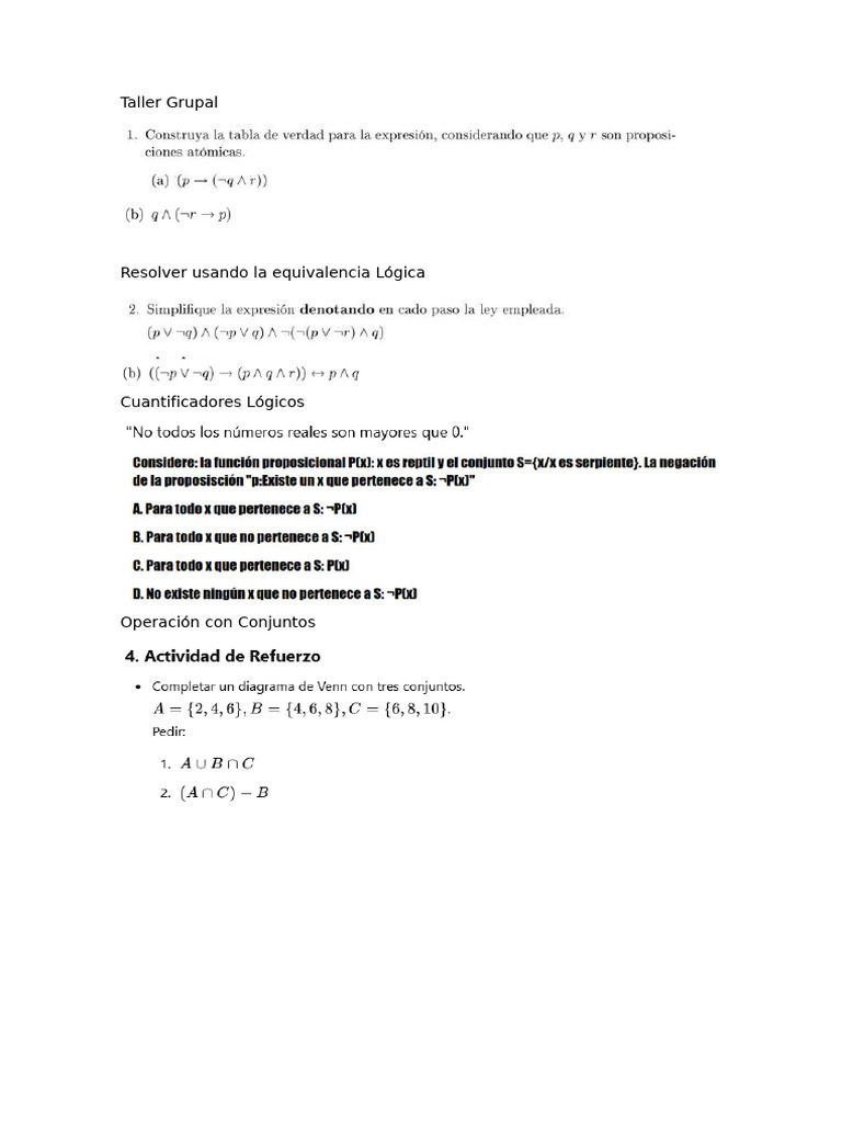Taller Grupal | PDF