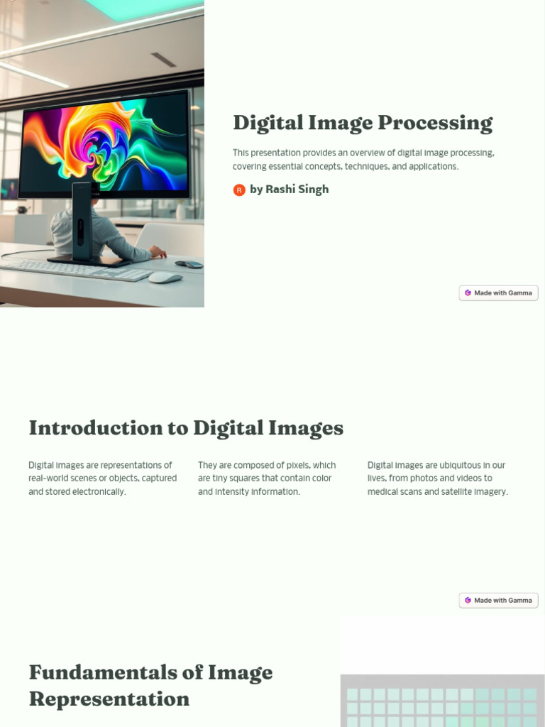 Digital Image Processing Overview | PDF | Data Compression | Digital Image