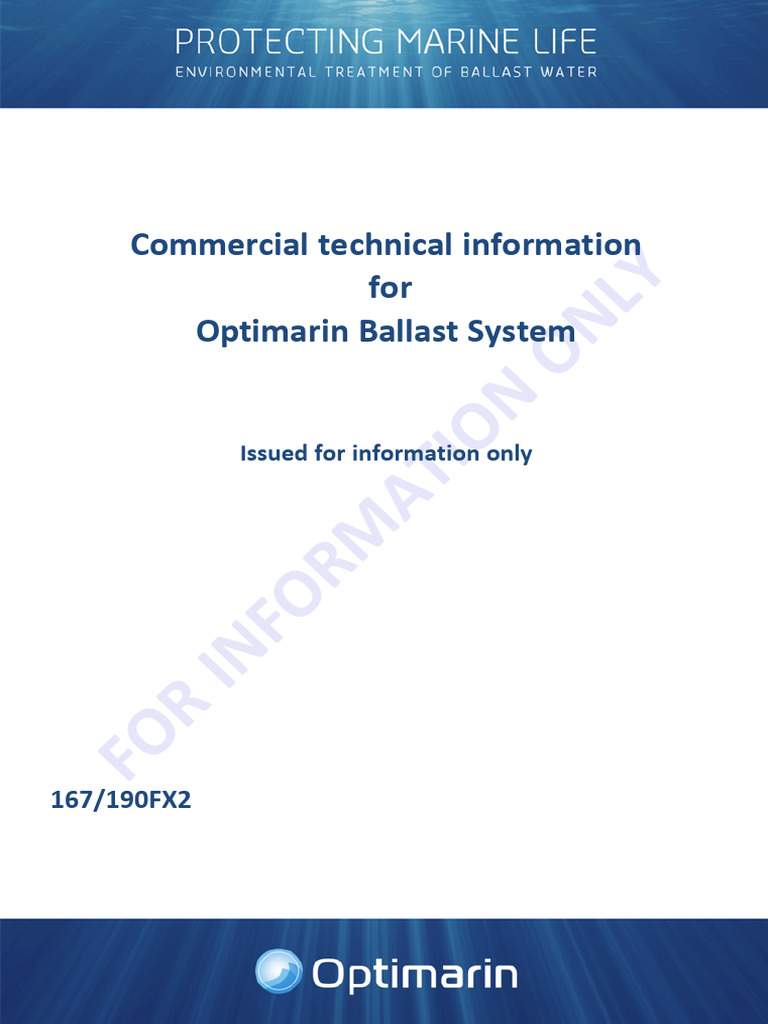 Optimarin Ballast System Technical Guide | PDF | Valve | Pump