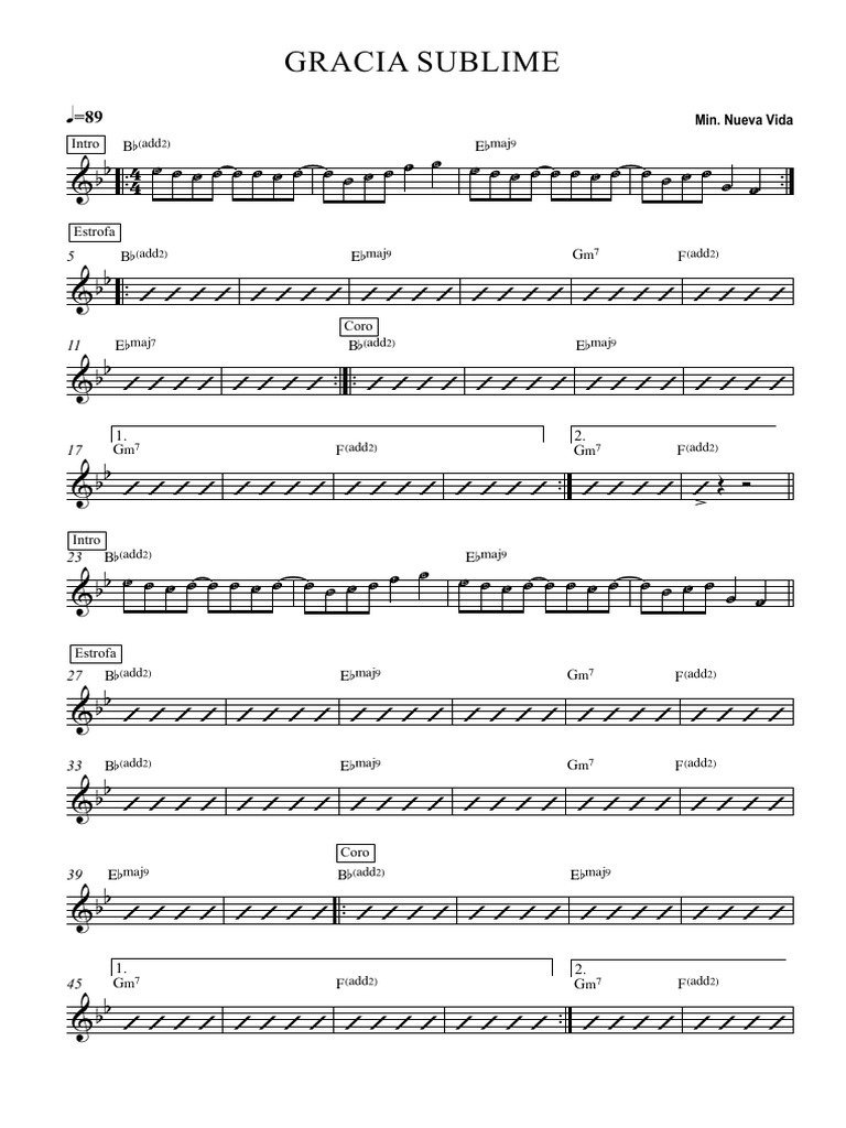 Gracia Sublime-Bb | PDF