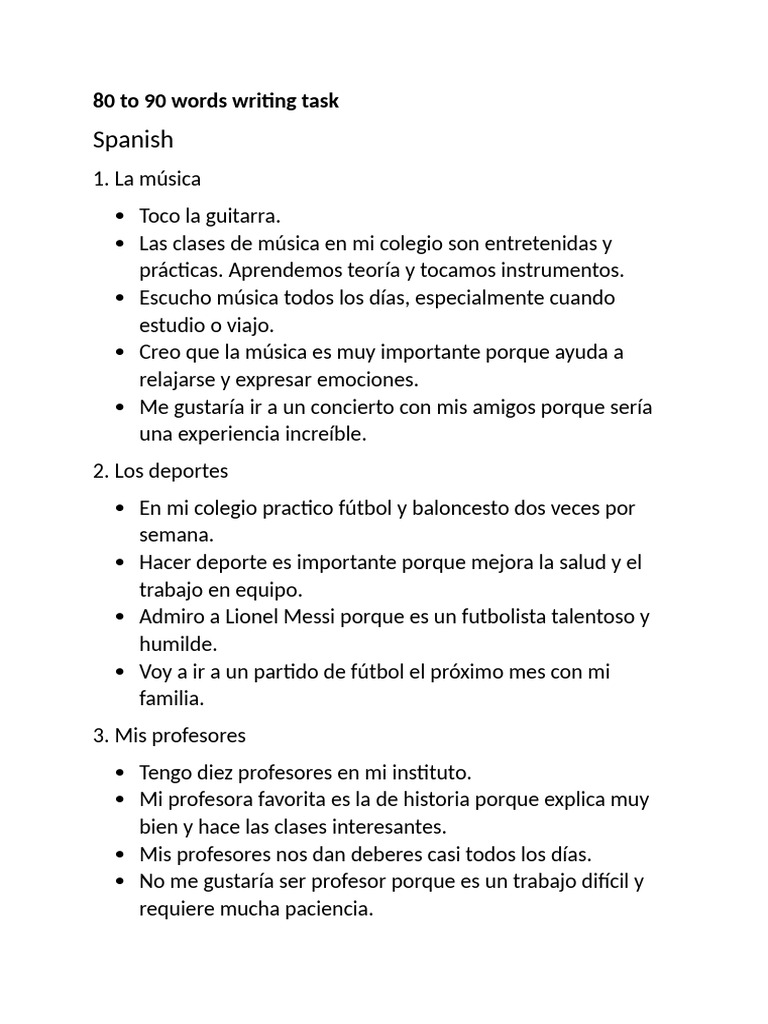 Actividades y experiencias cotidianas | PDF