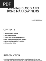 Romanowsky Stains in Hematology | PDF | Staining | White Blood Cell